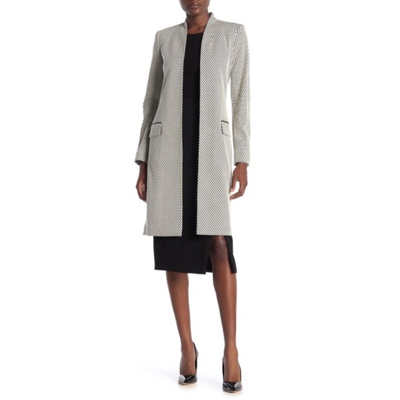 Calvin Klein | Jackets & Coats | Calvin Klein Open Front Long Coat ...